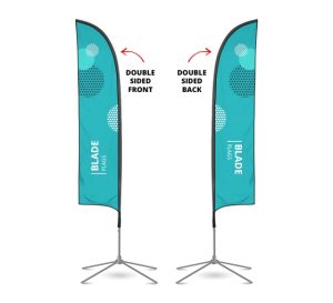 Feather Angled Flag Printing Surrey | Best Feather Angled Flag Printing Surrey BC